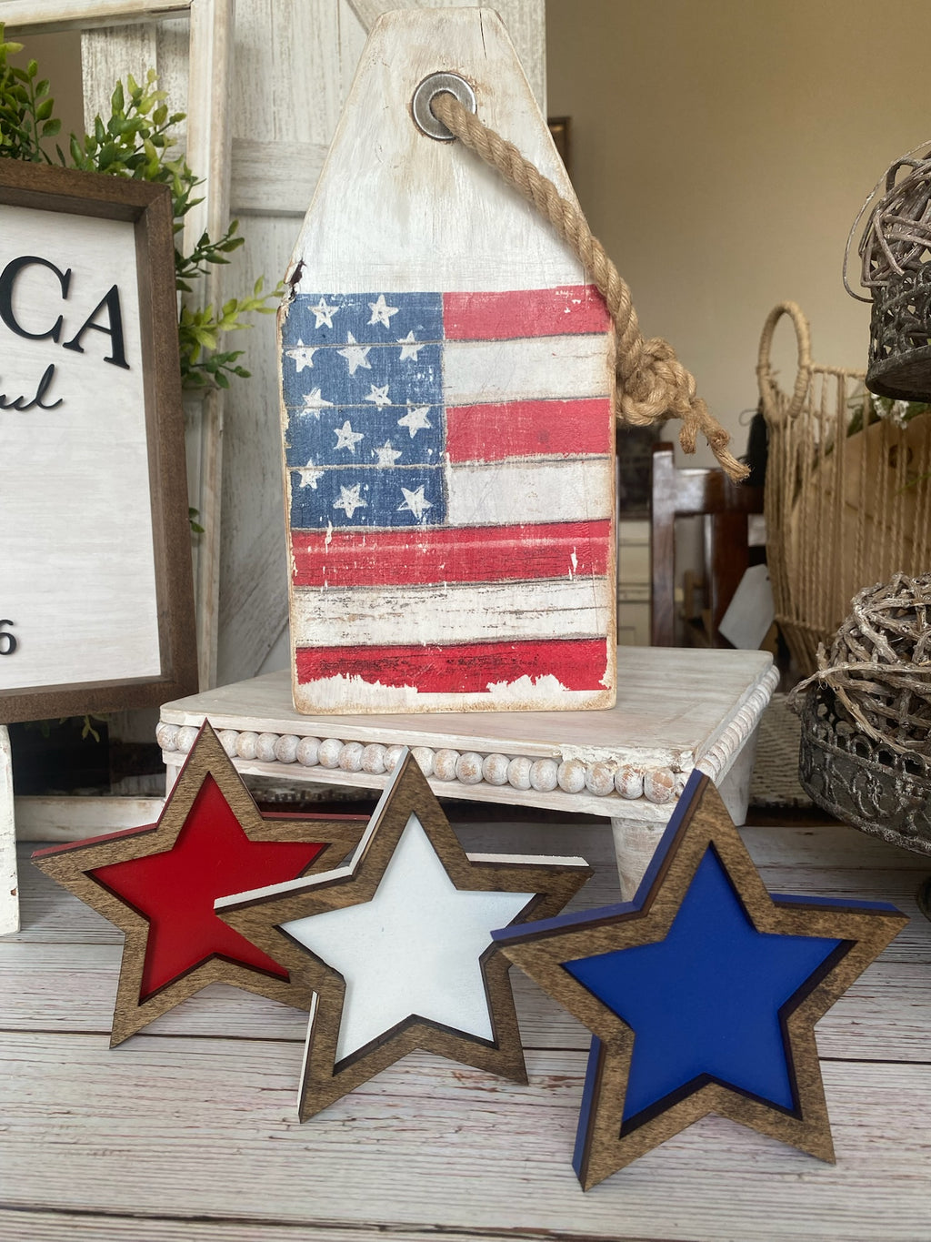 Oversized Independence Day Tag – Mountain Edge Designs