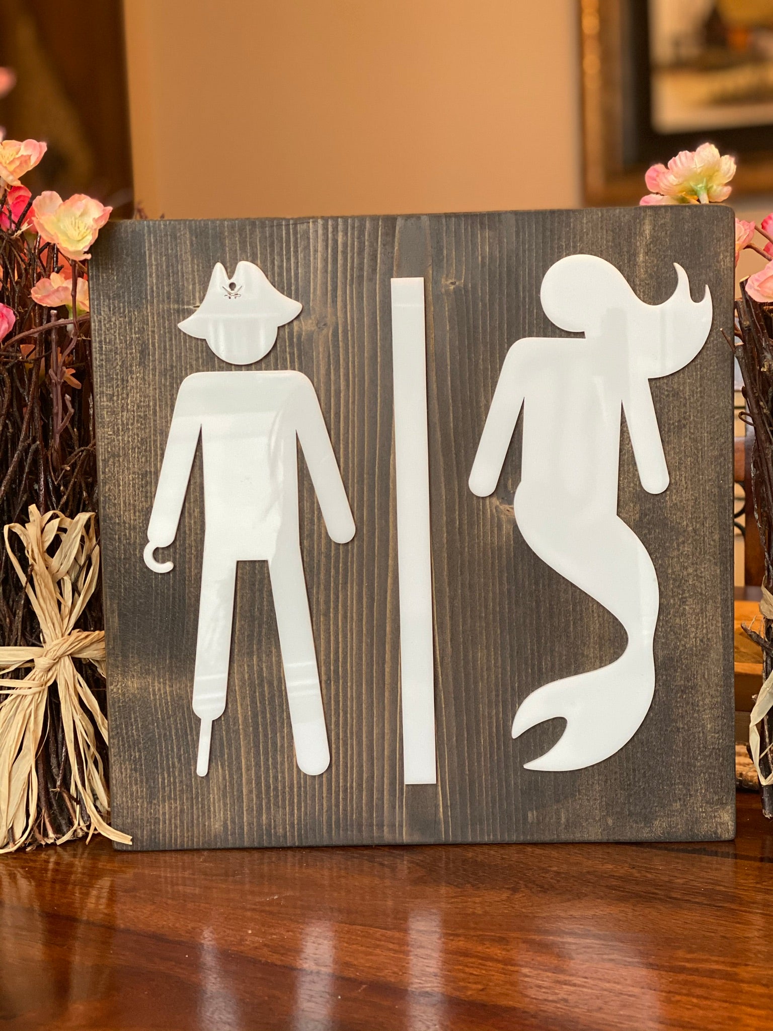 Custom Restroom Sign – Mountain Edge Designs