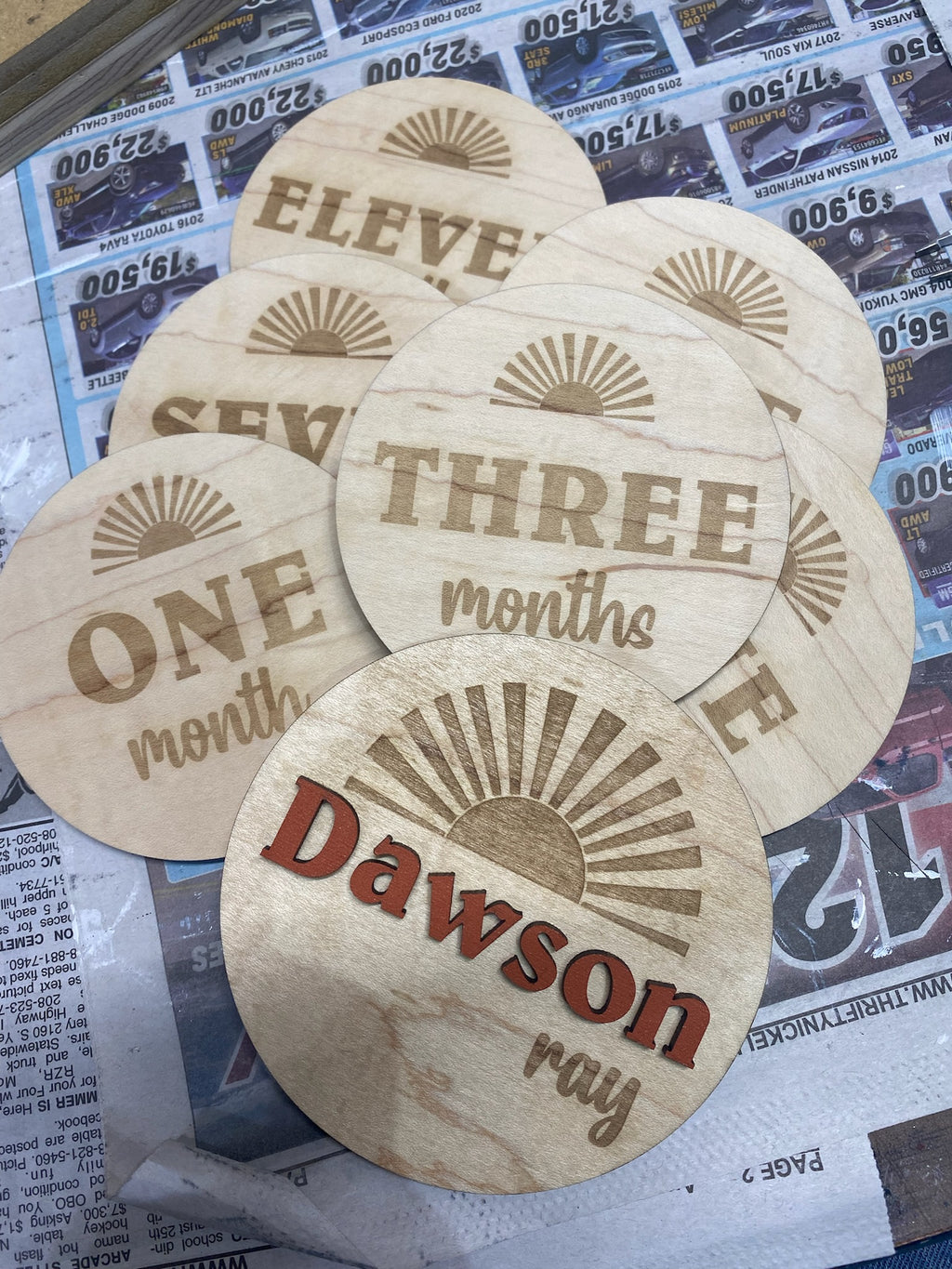 Boho Style Month Milestones – Mountain Edge Designs