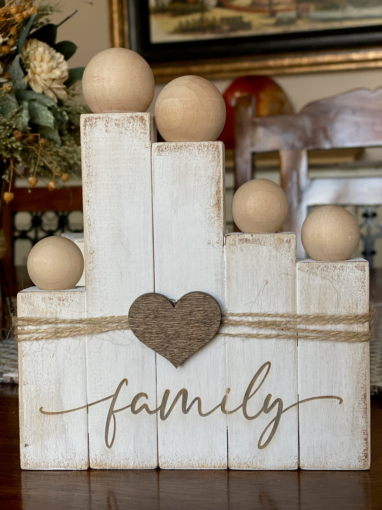 Wood Block Family (2-6 blocks) – Mountain Edge Designs